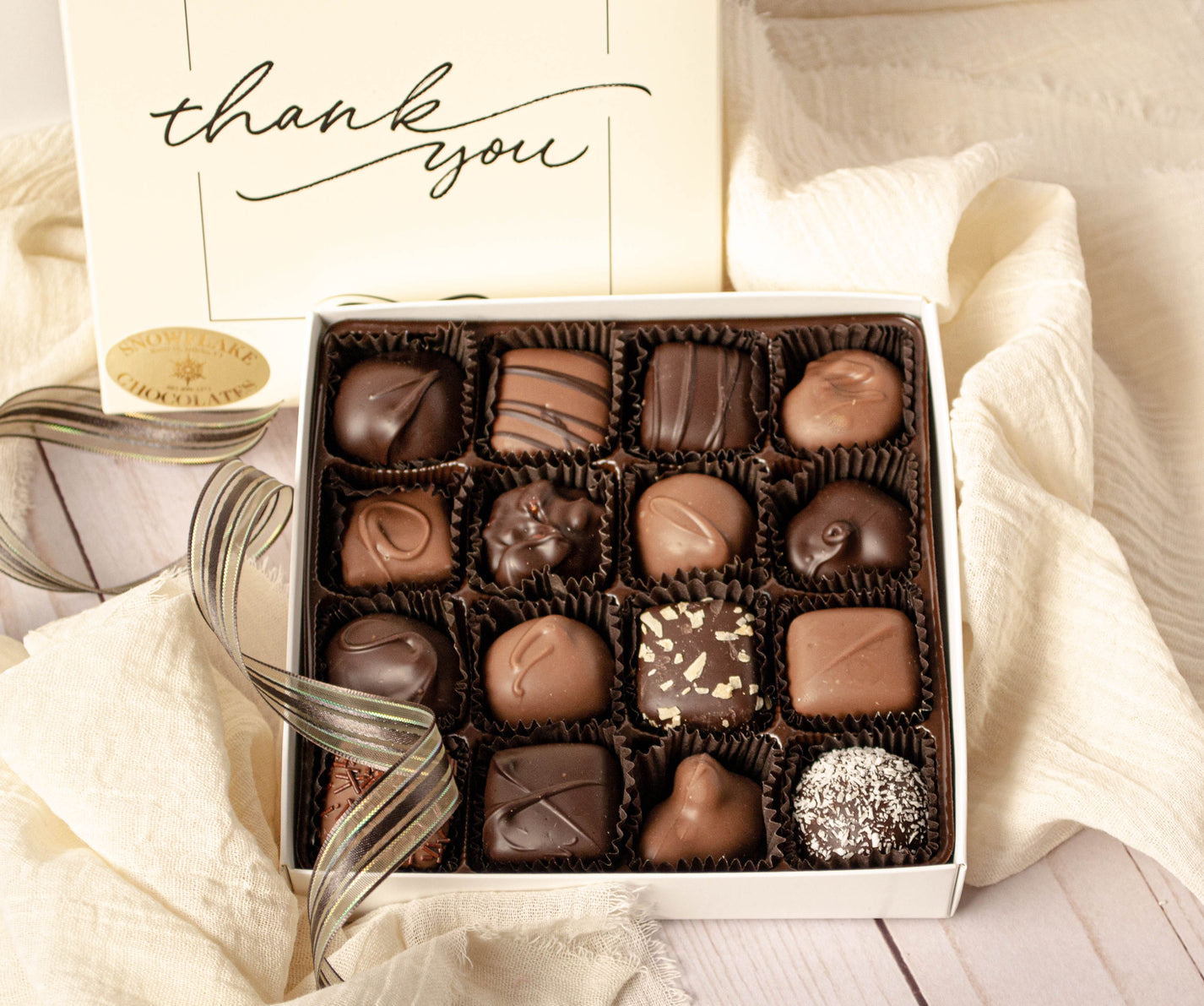 Snowflake Chocolates - Sweet Thanks